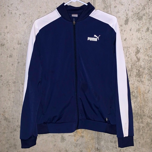 Puma | Jackets & Coats | Puma T7 Navy Track Jacket | Poshmark